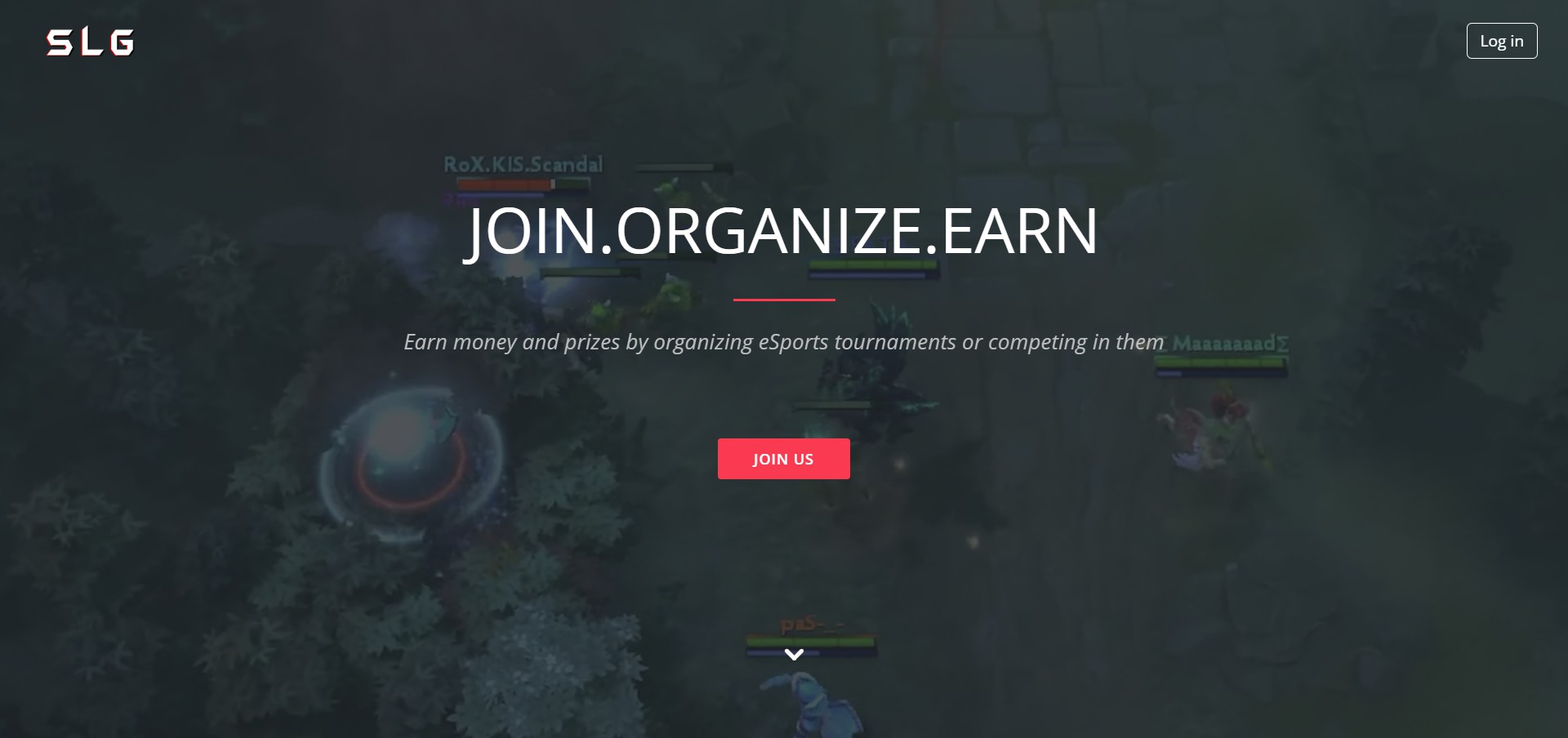 Shadow League Gaming eSport Platform - FlexNebula Design